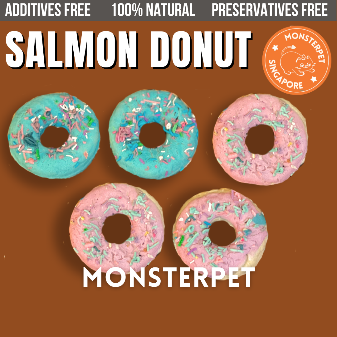 Dehydrated Salmon Donut – Monsterpet