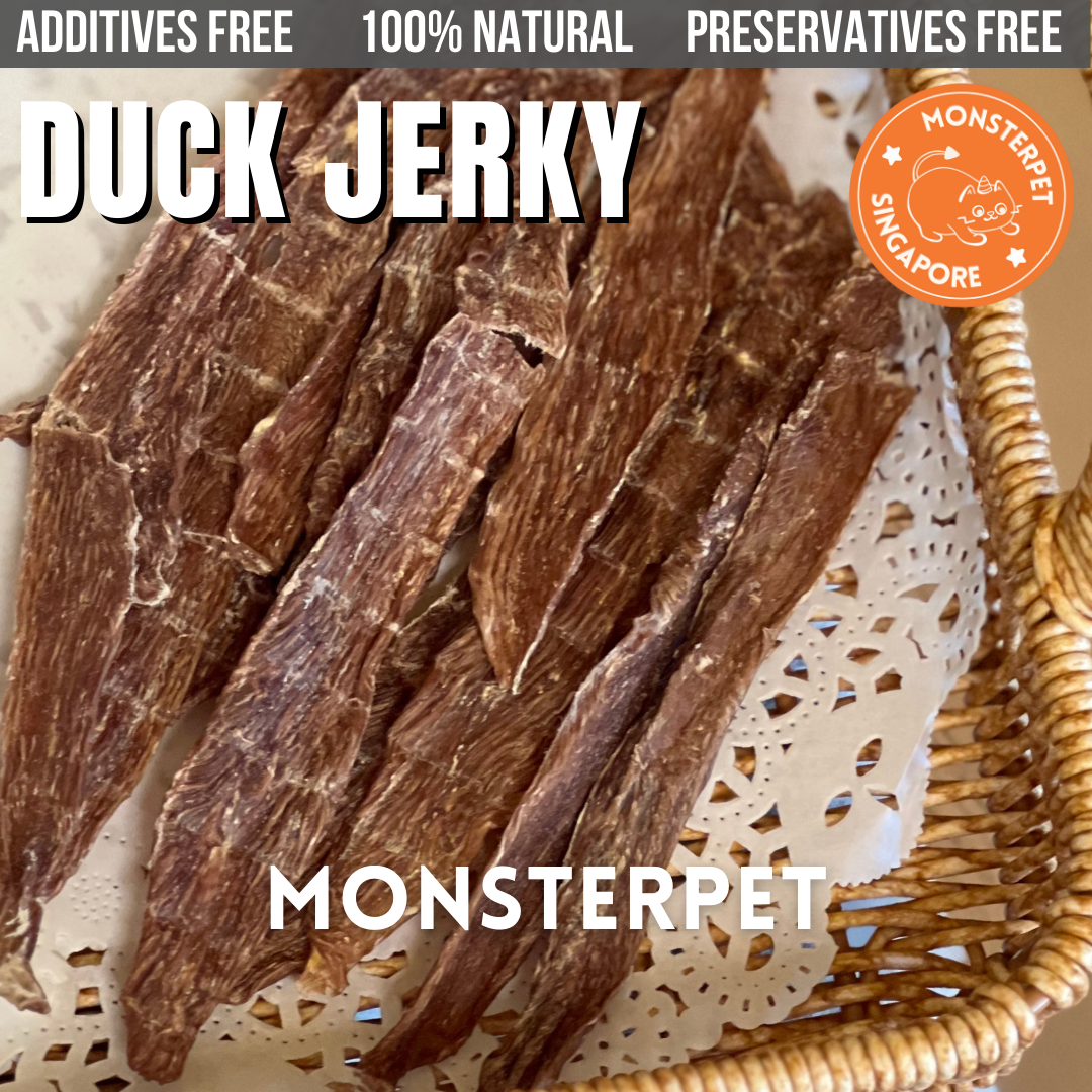 Dehydrated Duck Jerky – Monsterpet